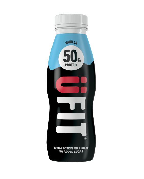 VANILLA 50G PROTEIN MILKSHAKE - 8x500ML – UFIT High Protein Drinks ...