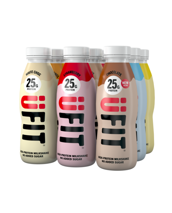 25G PROTEIN MILKSHAKE VARIETY PACK - 9x330ML – UFIT High Protein Drinks ...