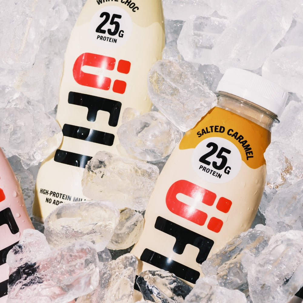 STRAWBERRY 25G PROTEIN MILKSHAKE - 10x330ML – UFIT High Protein Drinks ...