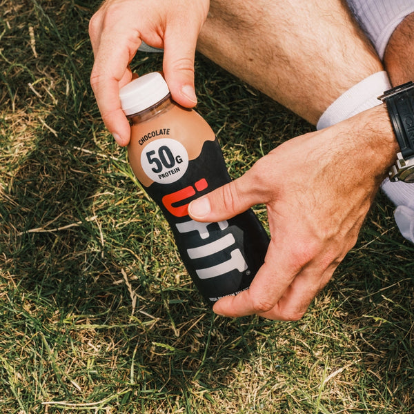 STRAWBERRY 25G PROTEIN MILKSHAKE - 10x330ML – UFIT High Protein Drinks ...